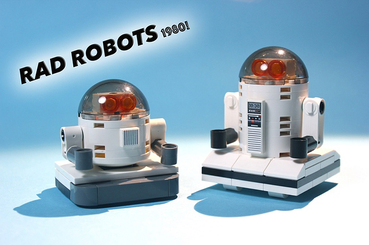 A Powerful LEGO Animated Breakdance Battle Between Two Robots In an Arcade