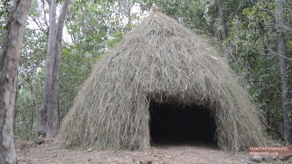 How to Build a Grass Hut Using Only Primitive Tools and Technology