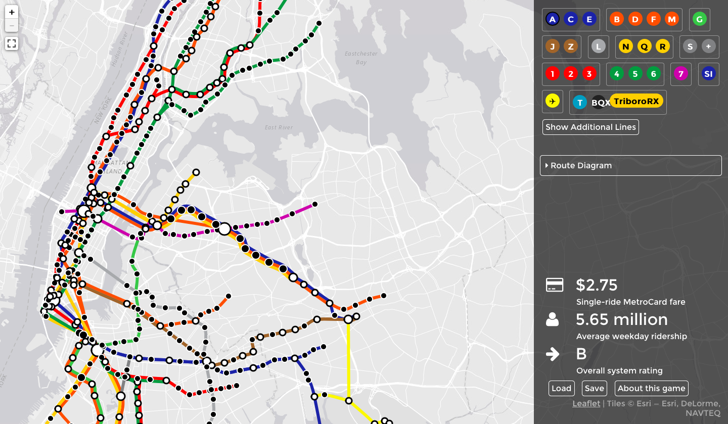 Players Can Create Their Own New York City Subway Maps in the New ...
