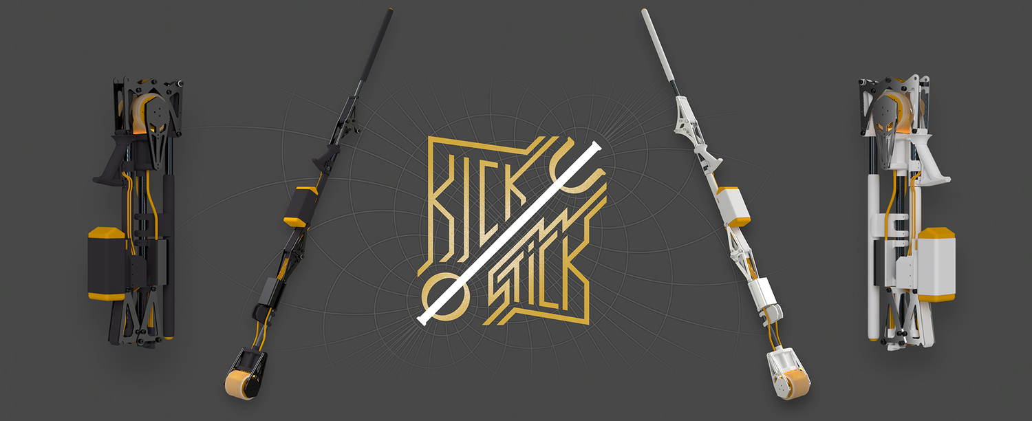 KickStick, A Portable Motorized Staff Designed to Power a Rider on a ...