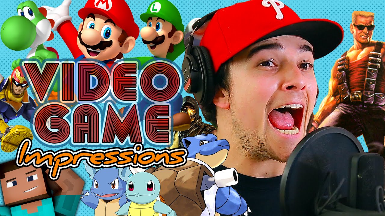 Mikey Bolts Performs Funny Impressions of Video Game Characters