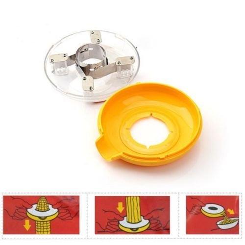 A One-Step Corn Kerneler for Easily Removing Kernels From the Cob in ...