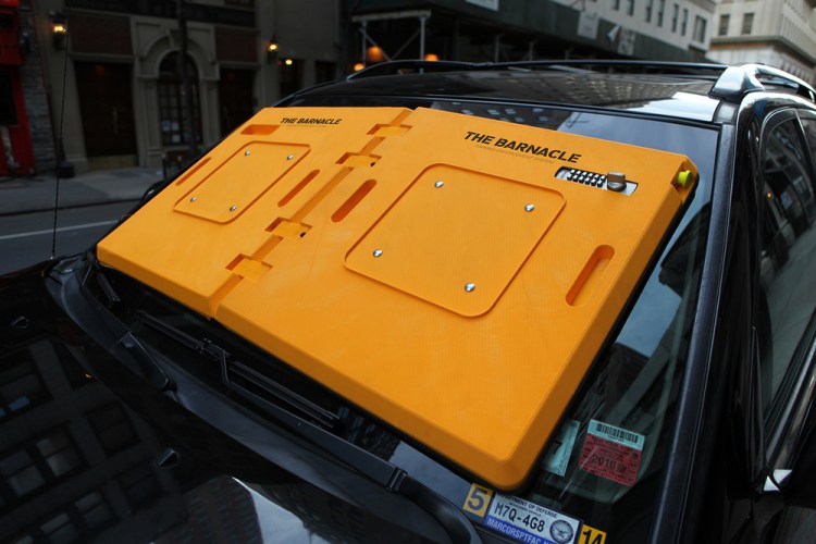 The Barnacle, A Simplified Parking Enforcement Device That Attaches to ...