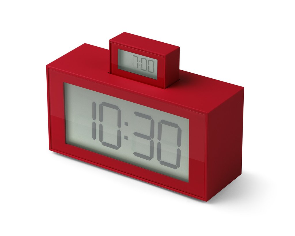 The In-Out Alarm Clock, A Clever Digital Clock With a Second Display ...