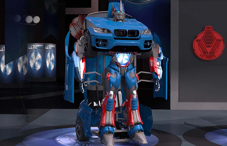 Letrons, A Real Life Transformer That Can Change From a BMW Into a ...
