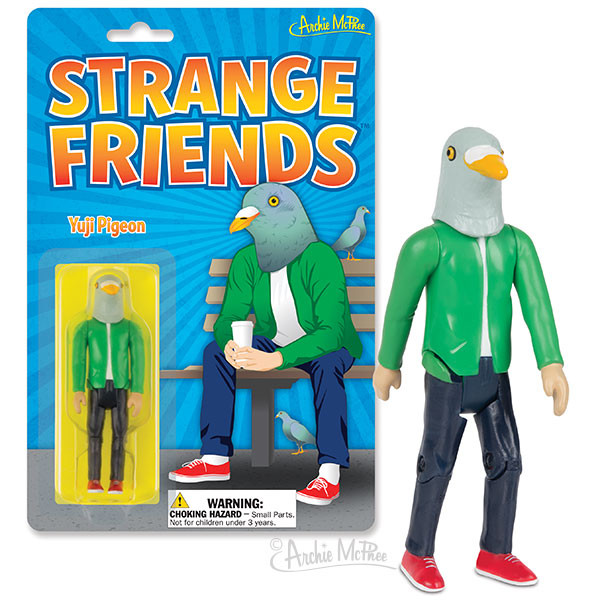 Strange Friends, A Series of Action Figures Featuring People Wearing ...