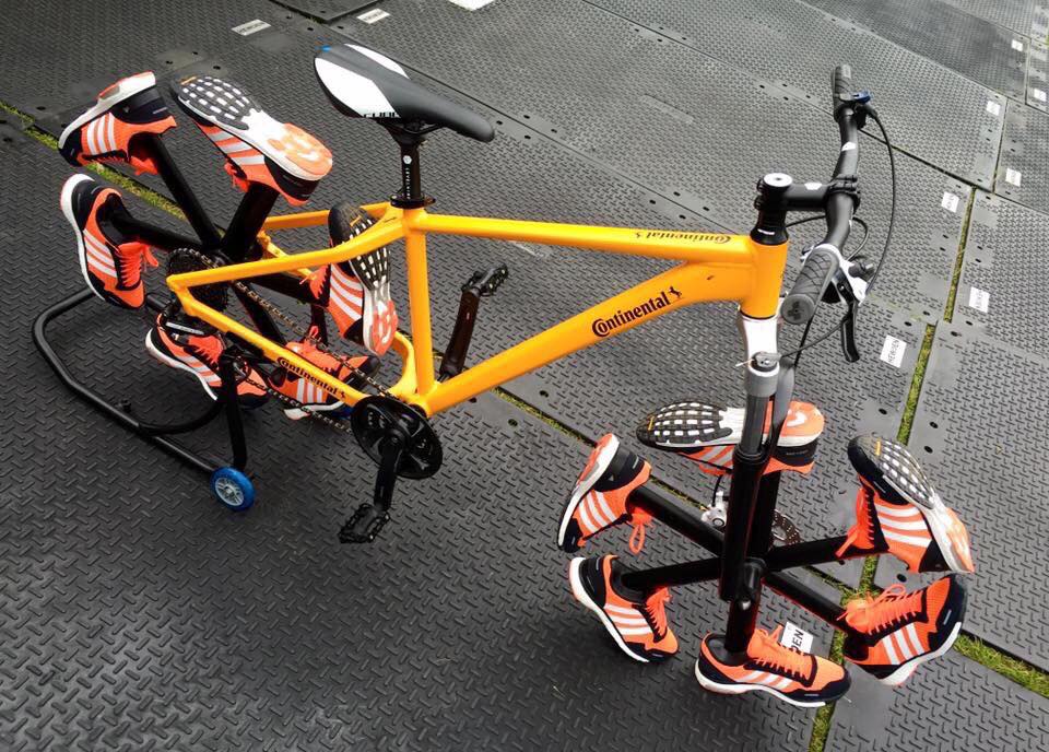 Truly Unique Bicycle 'Training' Wheels Made Up of Rotating Running ...