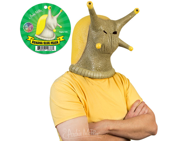 A Realistic-Looking Latex Banana Slug Mask With Posable Feelers by ...