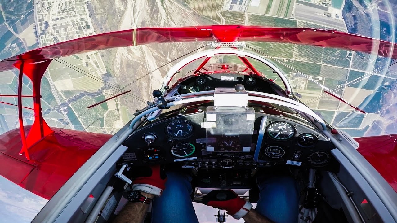 GoPro Footage of an Airshow Pilot Performing Inverted Flat Spins ...