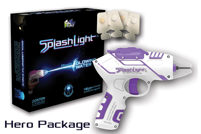 Splashlight, A Squirt Gun That Shoots Bioluminescent Water That Glows ...