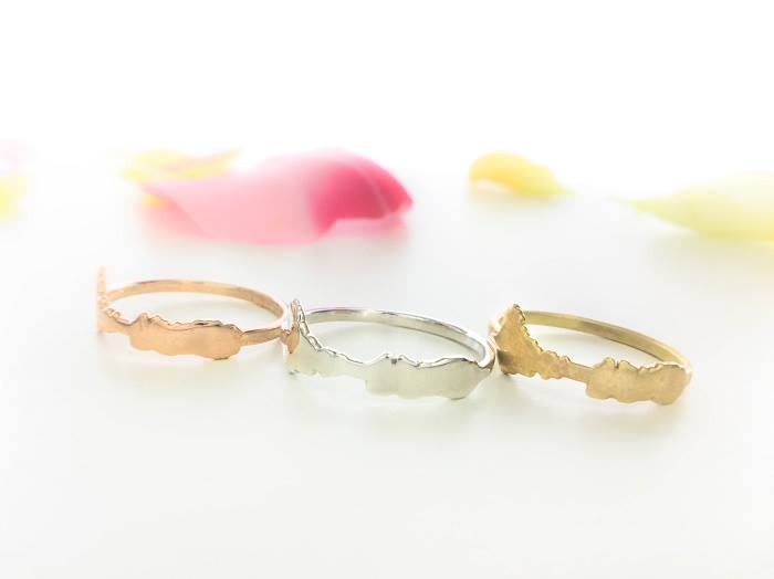 Thoughtful Custom Made 3D Printed Sound Wave Rings Created From a Three ...