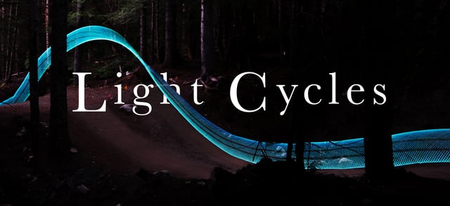 Mountain Bikers Recreate the Trails of the Tron Light Cycle With LEDs ...