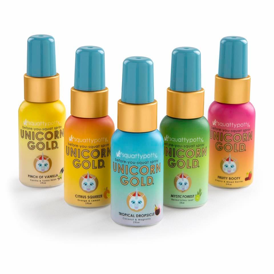 Unicorn Gold, A Bathroom Spray by Squatty Potty That Uses Gold ...