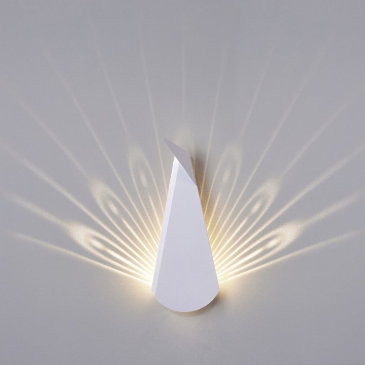 Charming Aluminum Peacock Wall Lights Inspired by a Childhood Love of ...