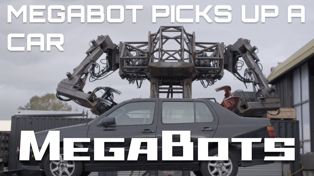 The Giant MegaBot Mk.III Fighting Robot Picks a Car Up Off the Ground ...