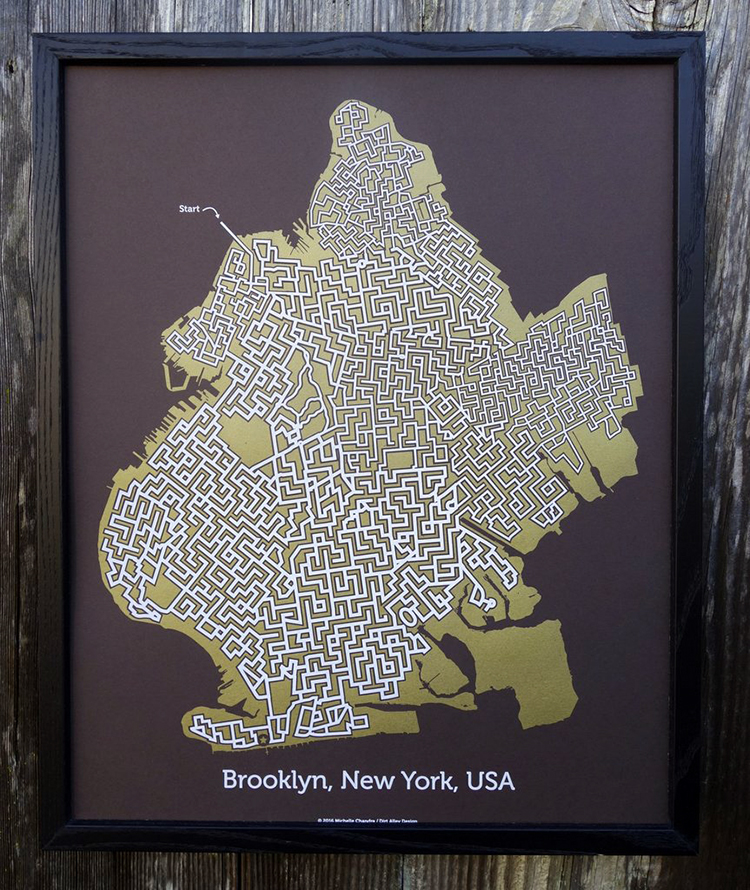Artist Turns the Street Grids of San Francisco and Brooklyn Into ...