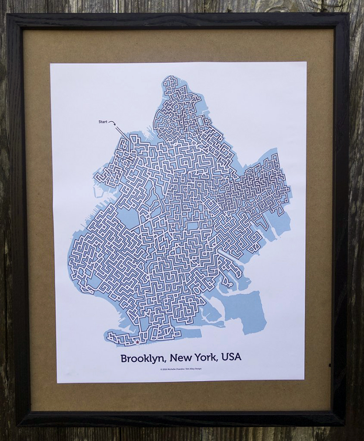 Artist Turns the Street Grids of San Francisco and Brooklyn Into ...