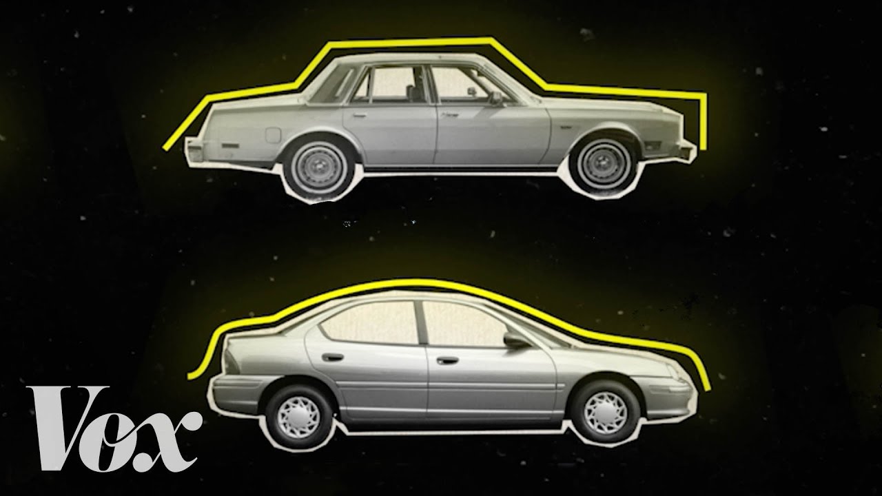 How the Shape of Cars Went From Boxy in the 1980s to Curvy in the 1990s