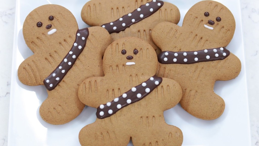 Star Wars Gingerbread Wookiee Cookies