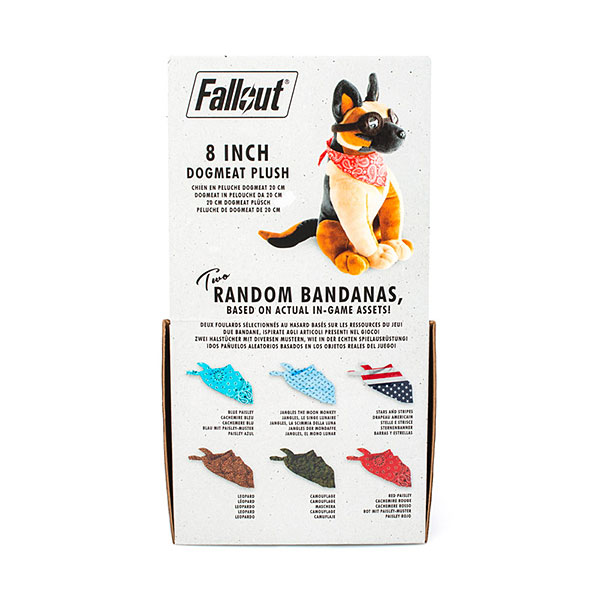 Fallout Dogmeat Plush Toy That Comes Wearing Goggles and a Red Paisley ...