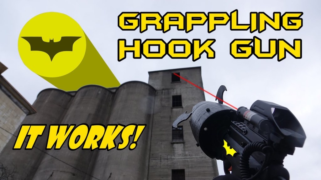 The Hacksmith Builds a Working Version of Batman's Grappling Hook Gun
