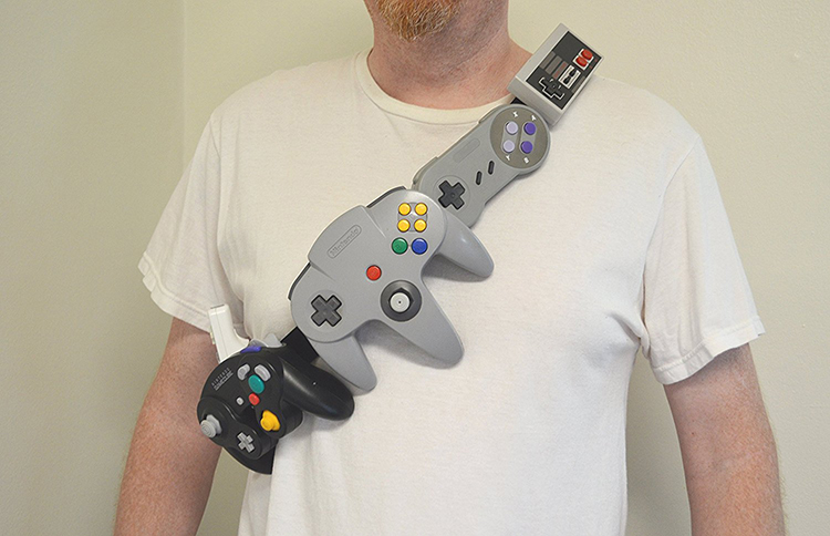 A Handmade Nintendo Controller Belt or Bandolier