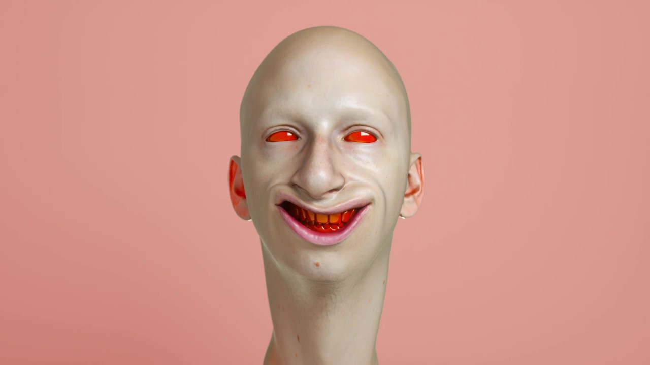 A Digital Head Is Weirdly Manipulated in a Variety of Ways in Adult ...