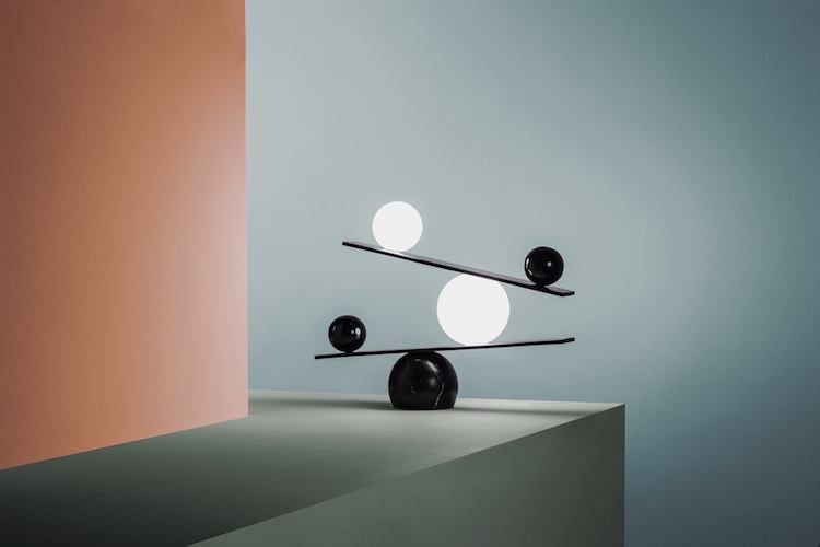 Balance Table Lamp, An Elegant Yet Playful Statement Lighting Piece ...