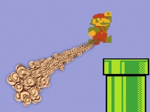 Mario Farts His Way Through the Mushroom Kingdom After Eating a Bad ...