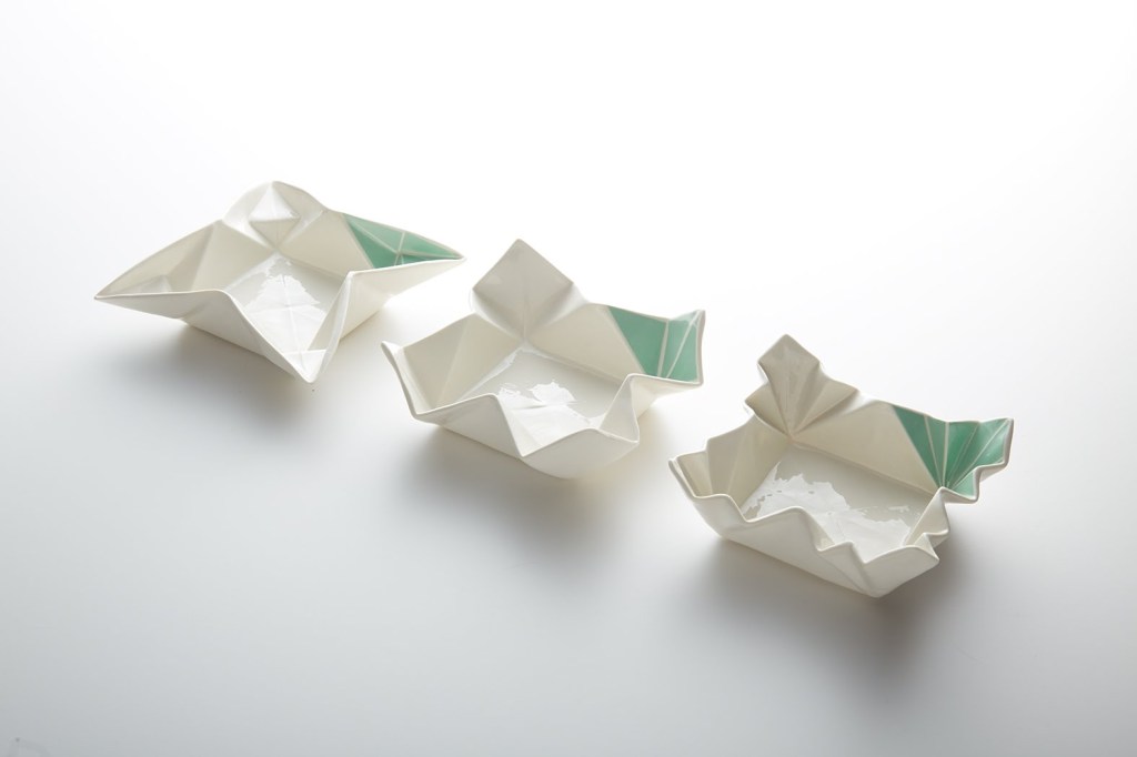 Beautifully Designed Ceramic Origami Dishware