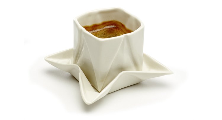Beautifully Designed Ceramic Origami Dishware