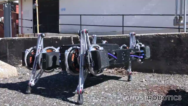Ghost Robotics' Compact and Nimble Minitaur Robot Explores the Outdoors