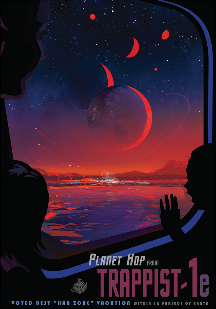 Beautiful NASA Poster Encouraging Travelers to Visit the Earth-Like ...