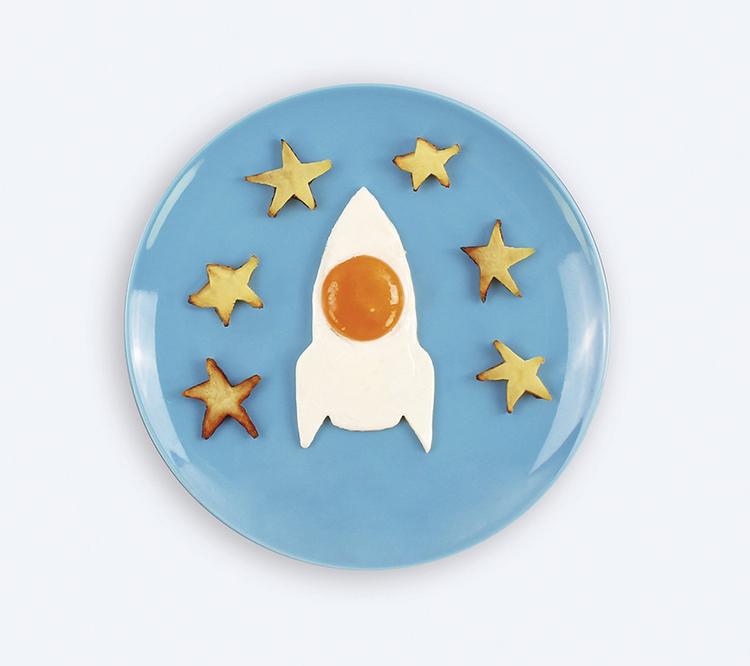 Silicone Astronaut and Rocket Egg Molds