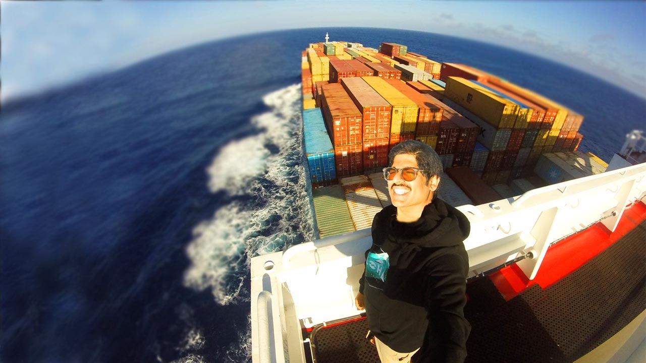 Adventurer Documents His 17 Days Traveling on Board a Cargo Ship From ...