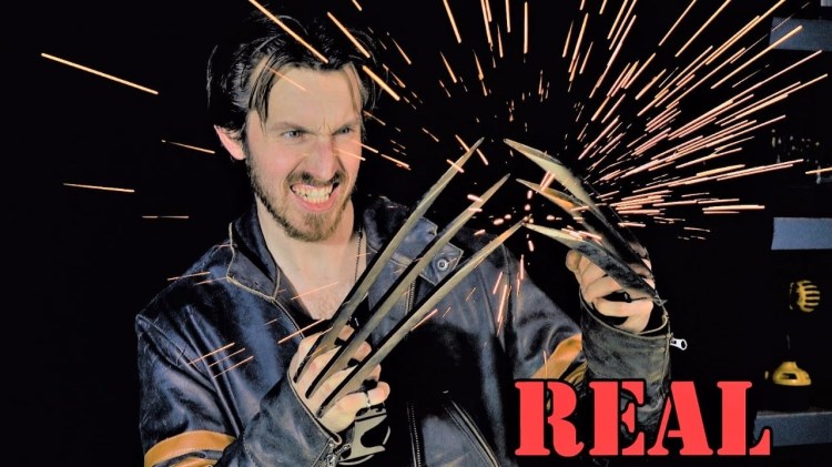 The Hacksmith Builds an Electrified Version of Wolverine's Adamantium Claws