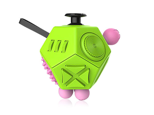 12-Sided Dodecagaon Tactile Toys Featuring a Unique Game on Each Side