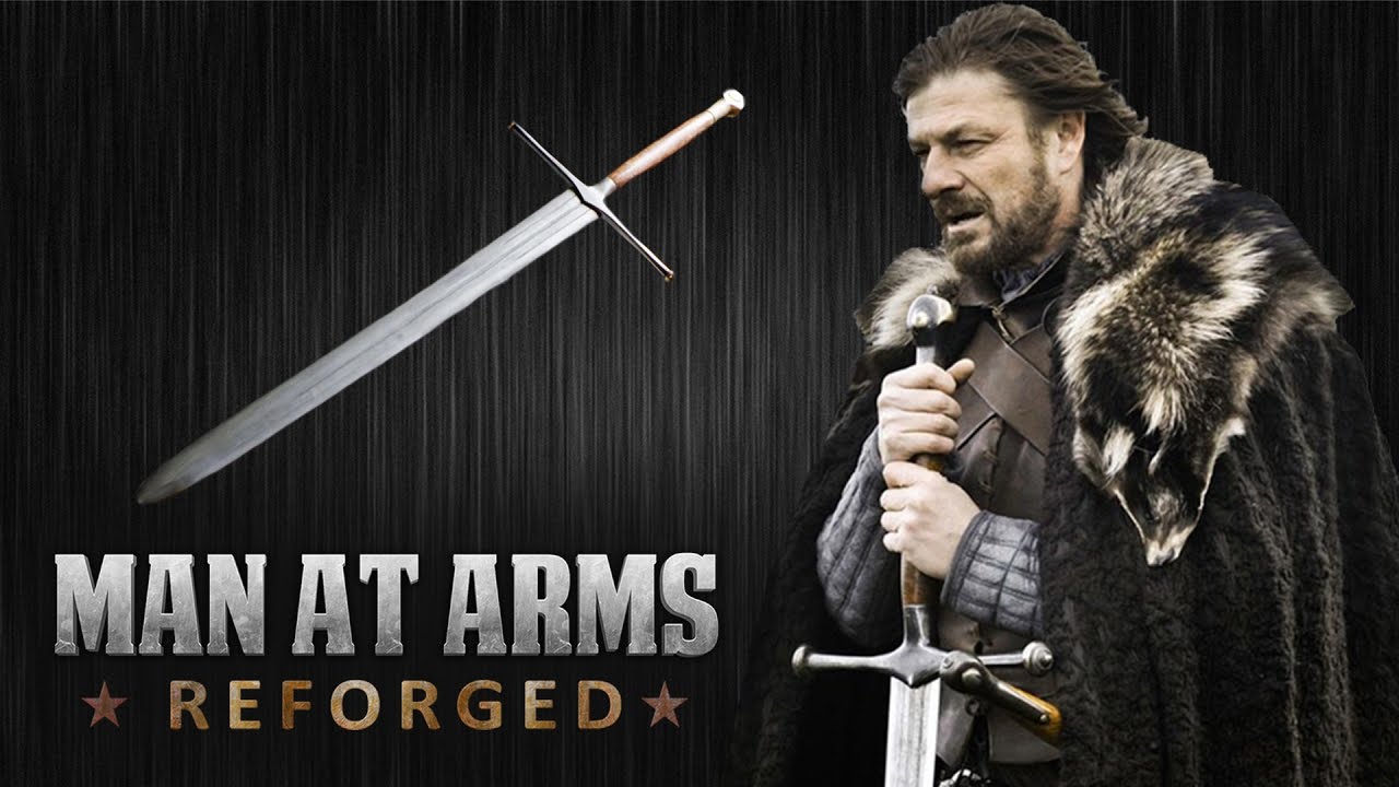 Man at Arms: Reforged Builds House Stark's Valyrian Steel Greatsword ...