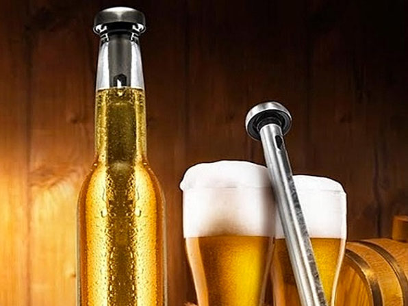 A Stainless Steel Beer Chilling Stick That Can Be Placed in a Beer ...