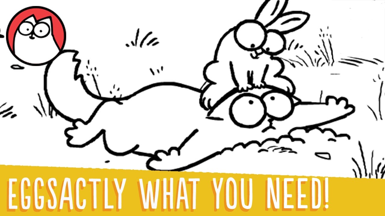 Simon's Cat Chases an Evasive Bunny Amongst Easter Eggs and a Helpful ...