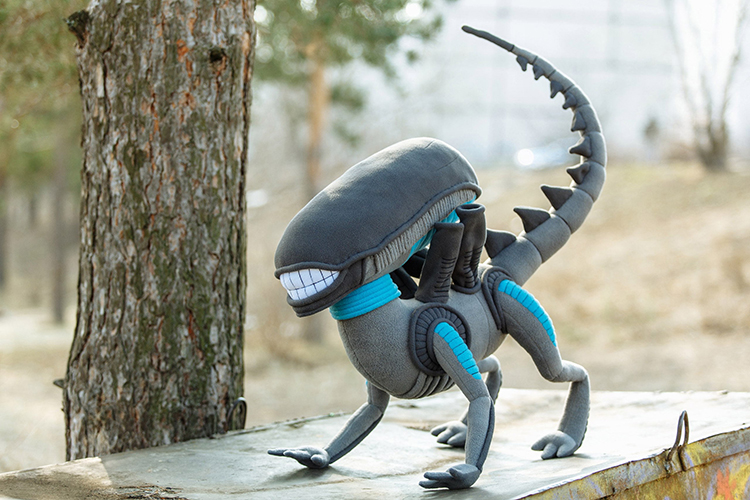 An Adorable Alien Xenomorph Plush Toy