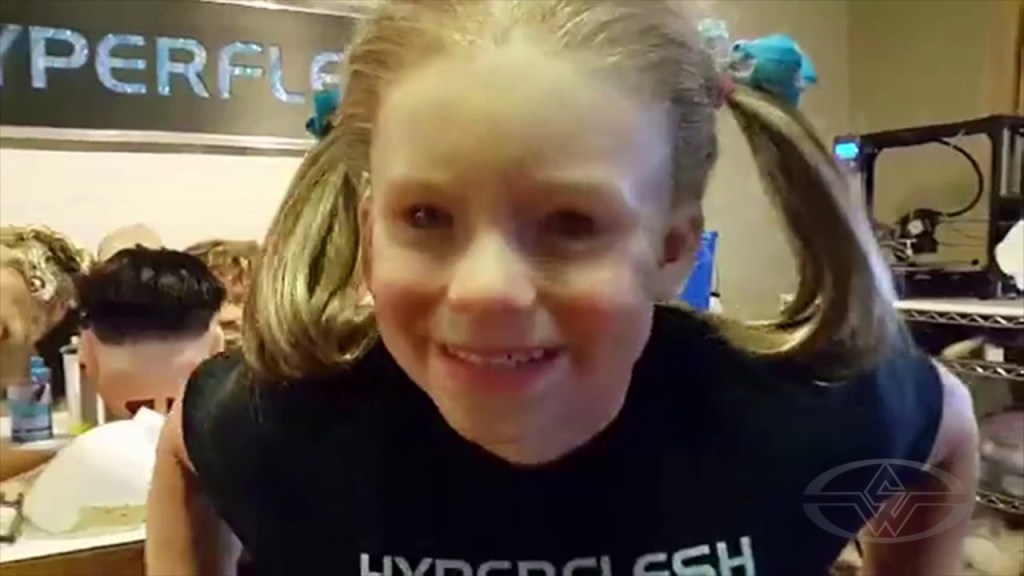 A Creepy Hyper-Realistic Little Girl Mask