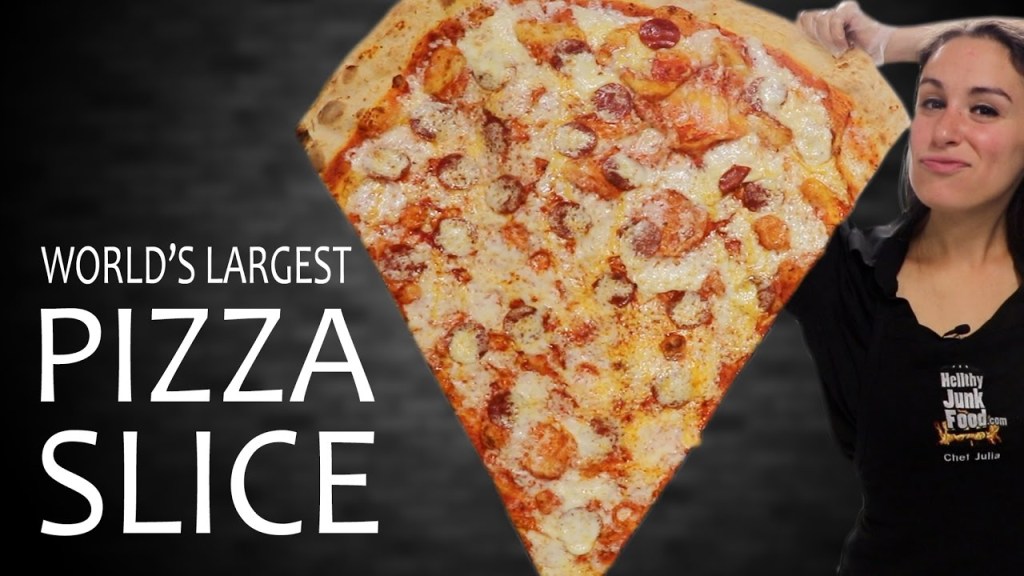 HellthyJunkFood and Lazy Moon Pizzeria Team Up to Make a Gigantic Slice ...