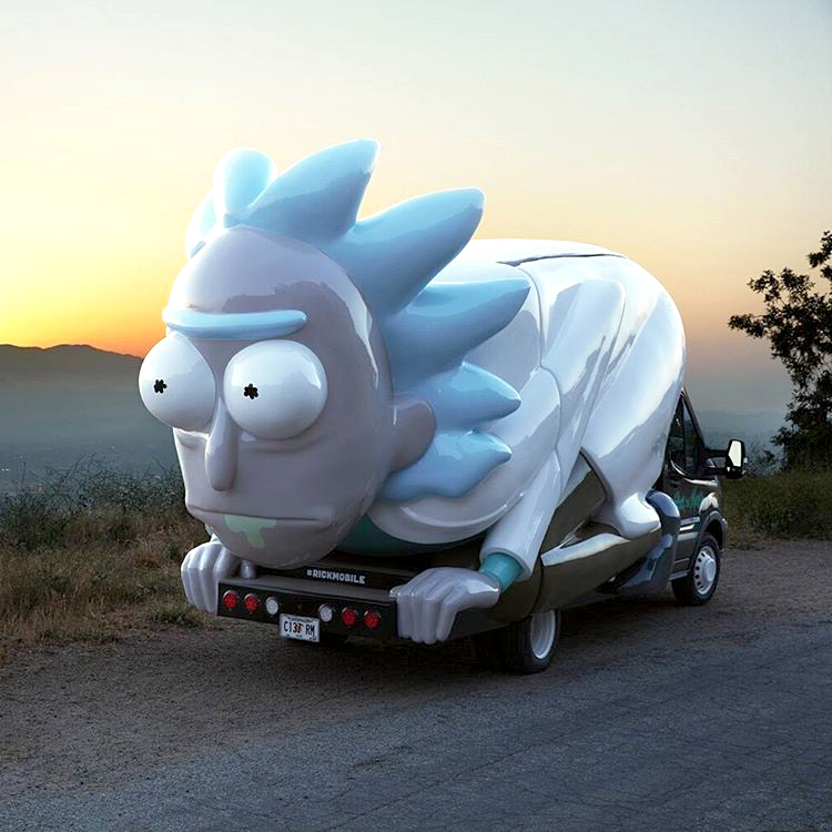Rick and Morty Is Touring America in a 'Rickmobile' Merch Truck Shaped ...