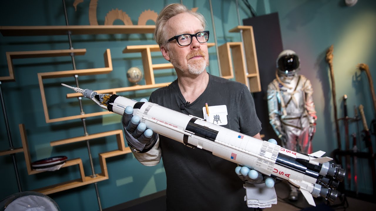 Adam Savage, Will Smith, and Norman Chan Build a LEGO Model of the NASA ...