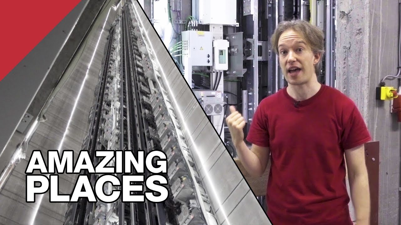 An Amazing Elevator That Moves Sideways