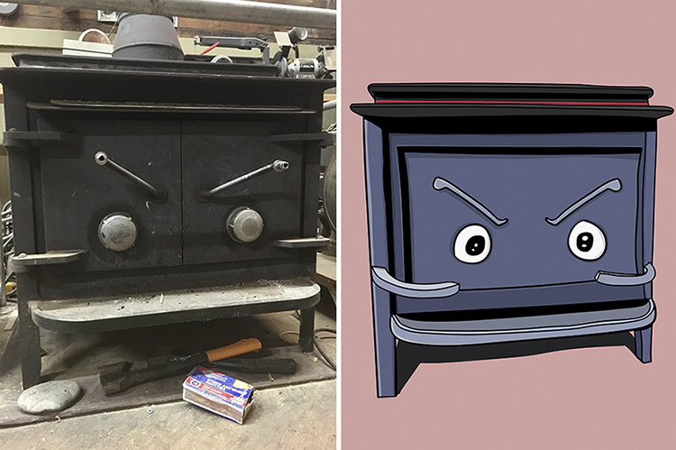 Artist Illustrates the Faces That He Sees in Inanimate Objects
