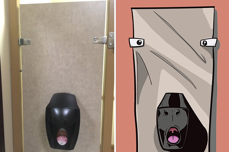 Artist Illustrates the Faces That He Sees in Inanimate Objects