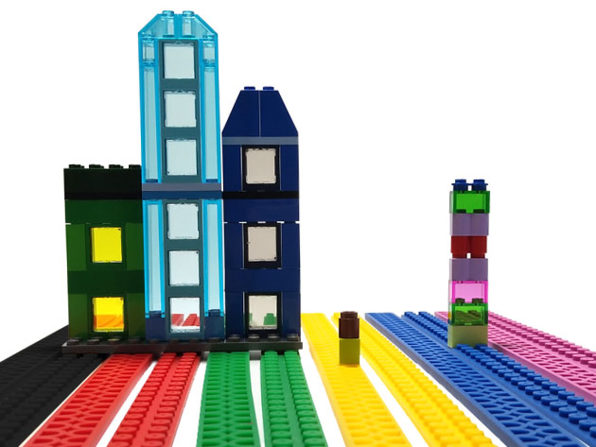 Toy Block Tape, Flexible and Posable Tape That Creates LEGO Compatible ...