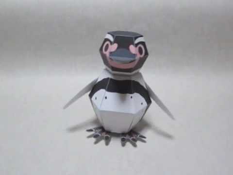 The Penguin Bomb, A Flat Origami Penguin That Assembles Itself When ...